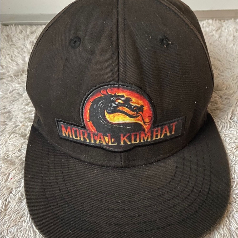 Mortal Kombat Dragon Logo Official Snapback Hat - Gem